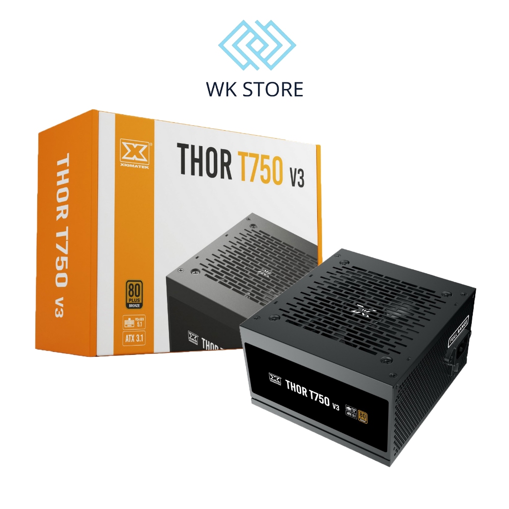 Nguồn máy tính XIGMATEK THOR T750 v3 750W - 80PLUS BRONZE, PCIe Gen 5.1 ...