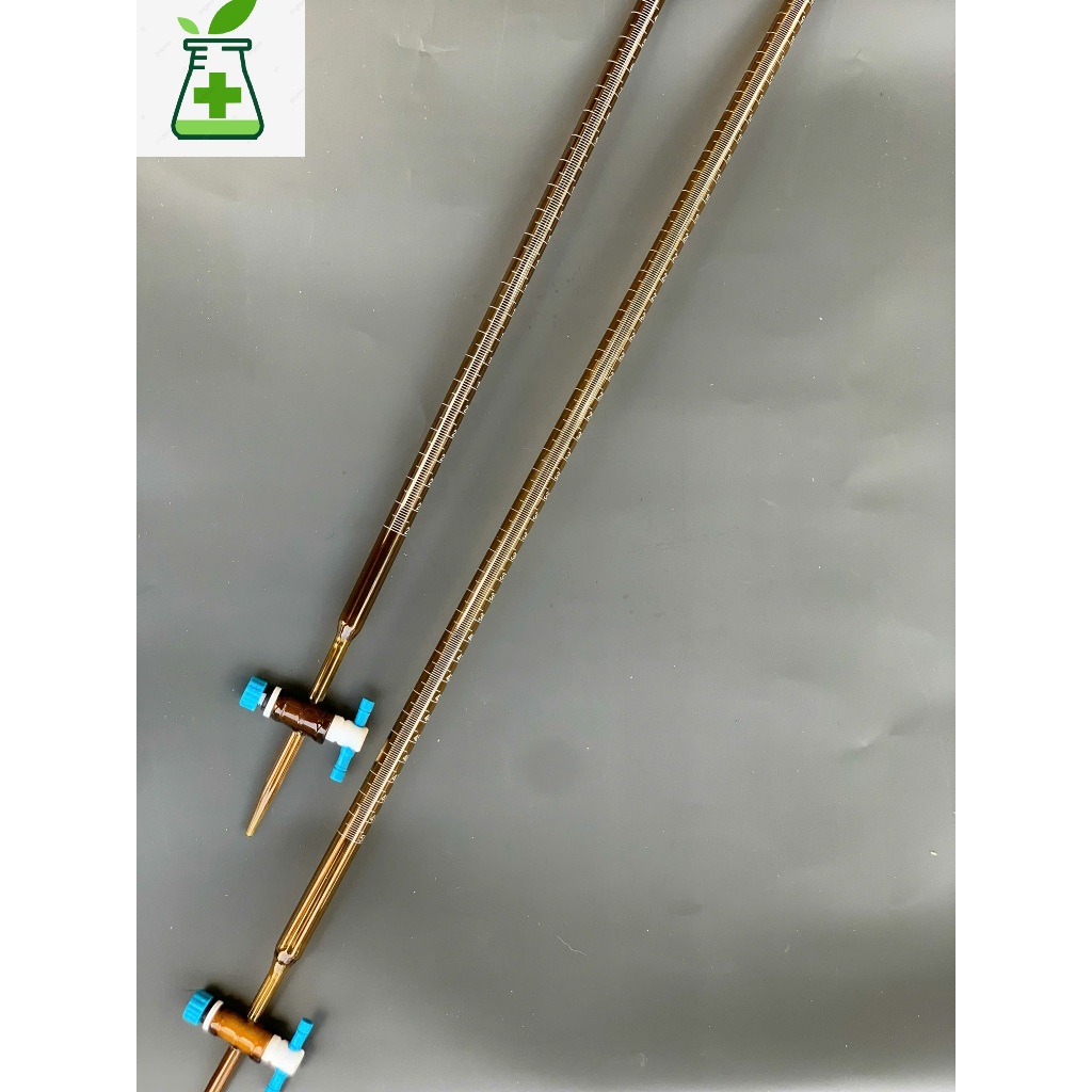BURET THỦY TINH TRẮNG- NÂU khóa PTFE/Nhựa, buret 25ml, 50ml - DỤNG CỤ ...