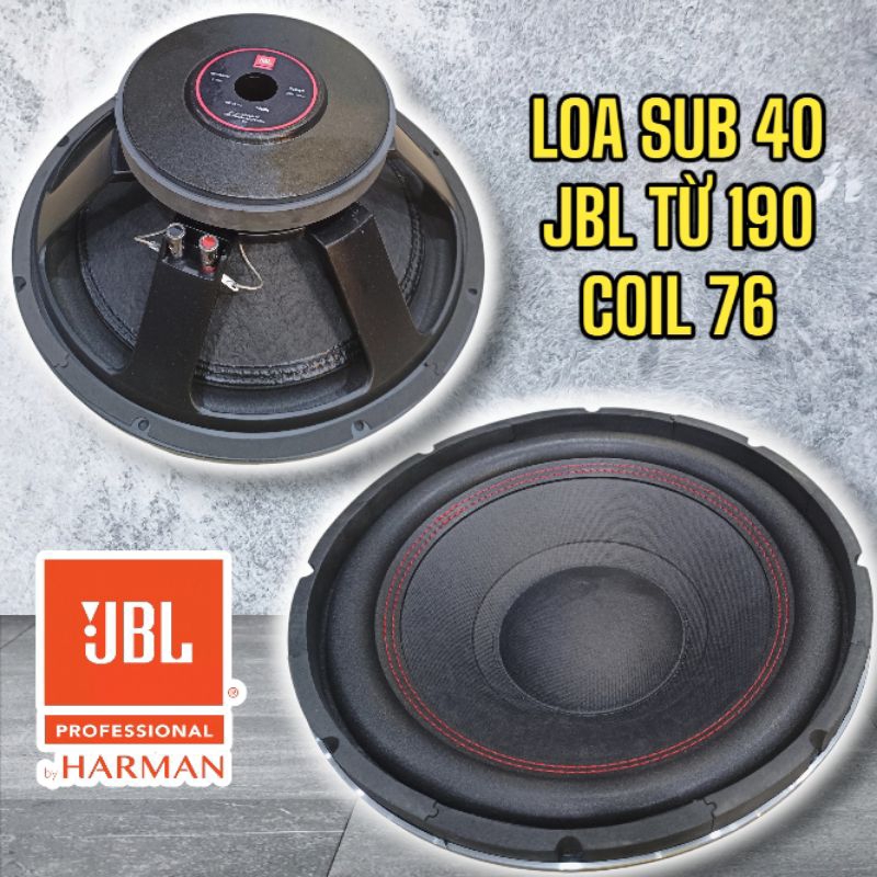 Loa Sub 40 JBL Gân Béo Chỉ Đỏ Từ 190 Coil 76 | Shopee Việt Nam