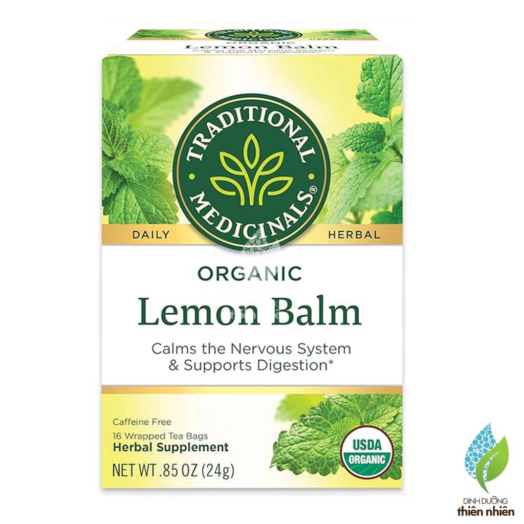 Trà Tía Tô Đất Hữu Cơ (Bạc Hà Chanh) Traditional Medicinals Lemon Balm ...