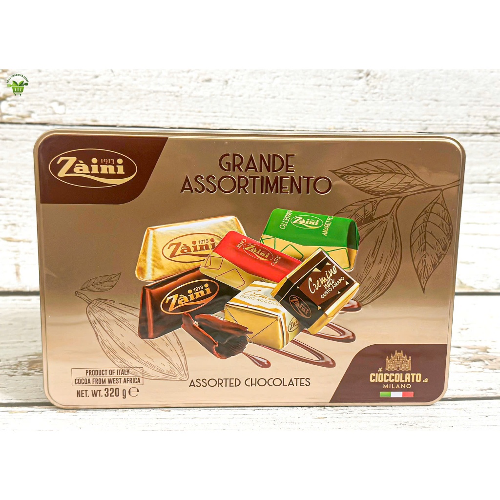 Kẹo Socola Zaini Tổng Hợp 6 Loại Grande Assortimento Hộp Thiếc 320g ...