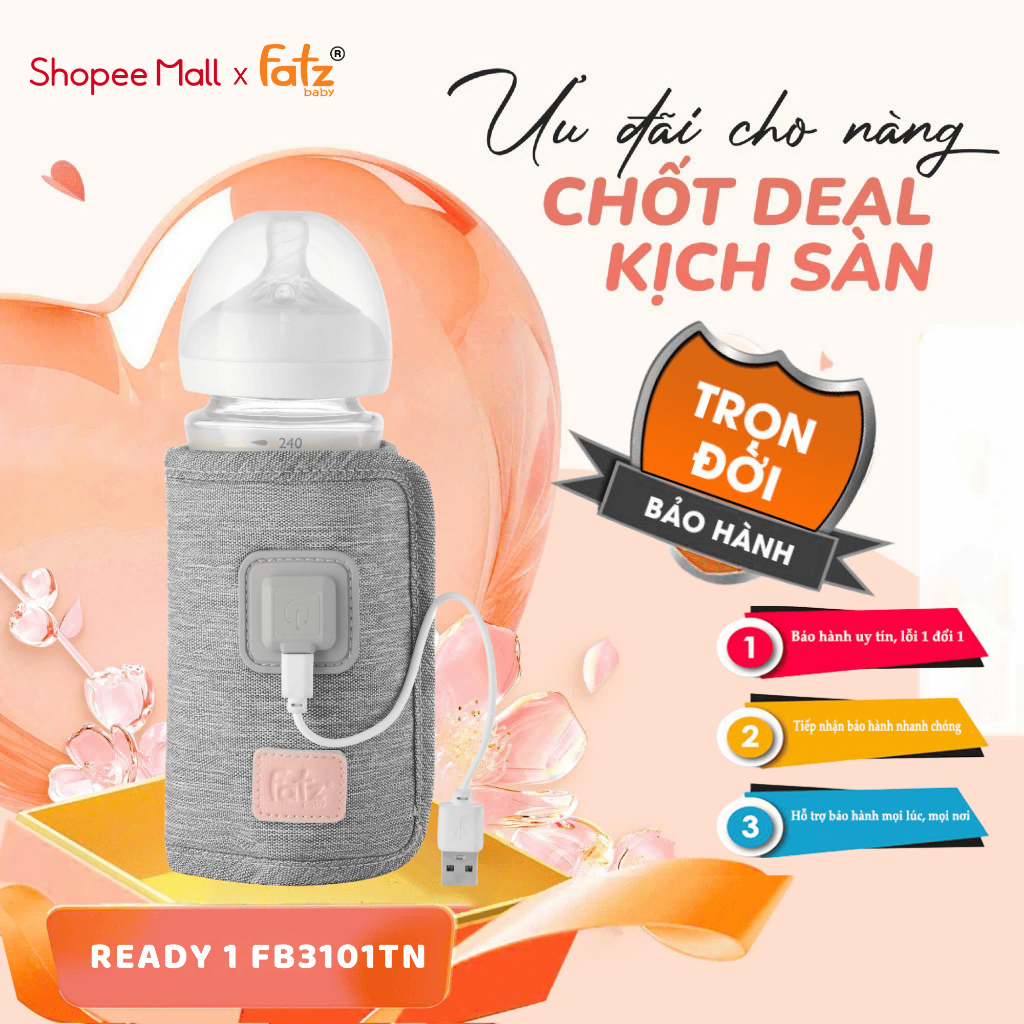 Túi hâm sữa, ủ sữa du lịch Fatz baby Ready 1 FB3101TN, phù hợp với ...