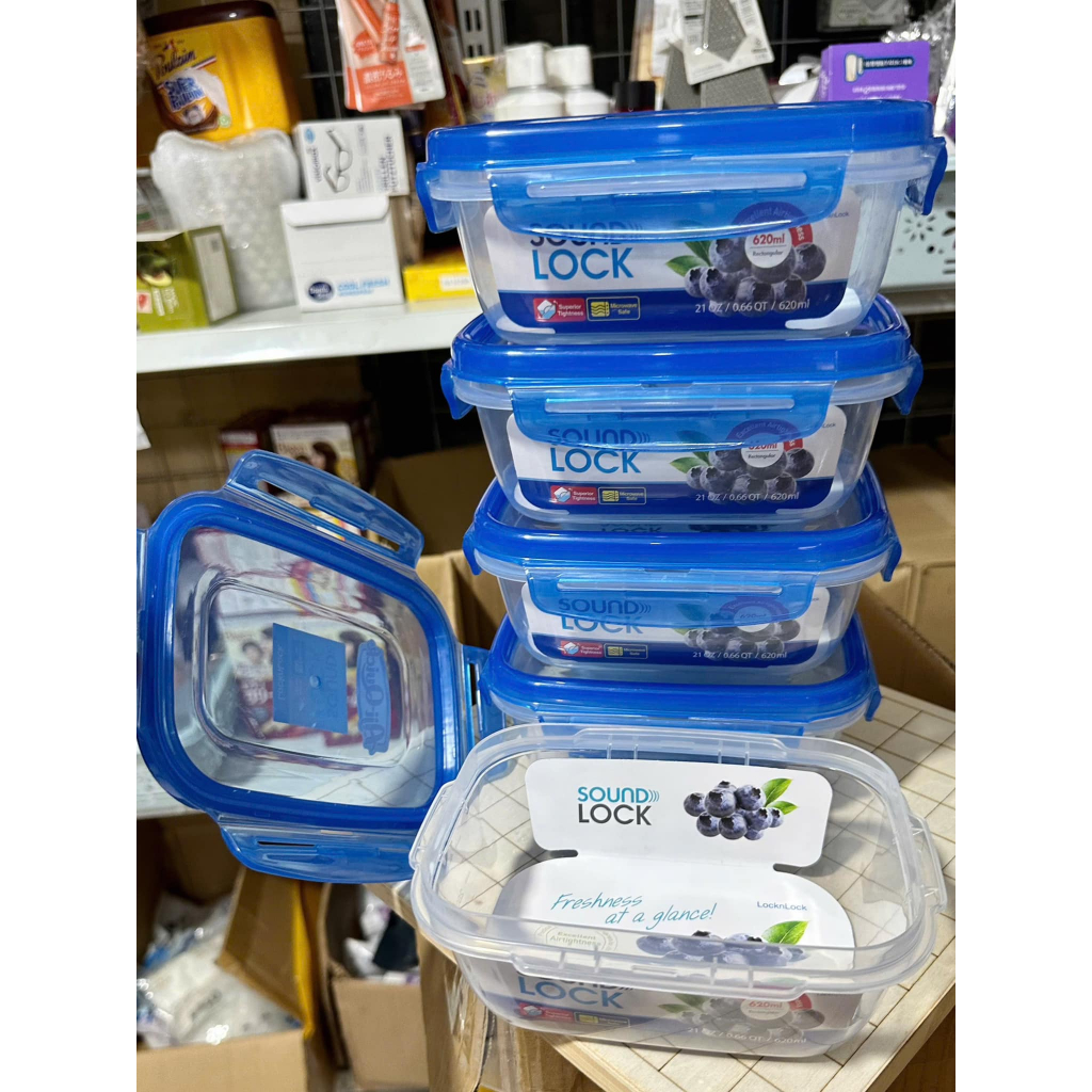 Hộp Bảo Quản Sound Lock Hình Chữ Nhật Lock&Lock - LEP531 -620Ml Có Khả ...