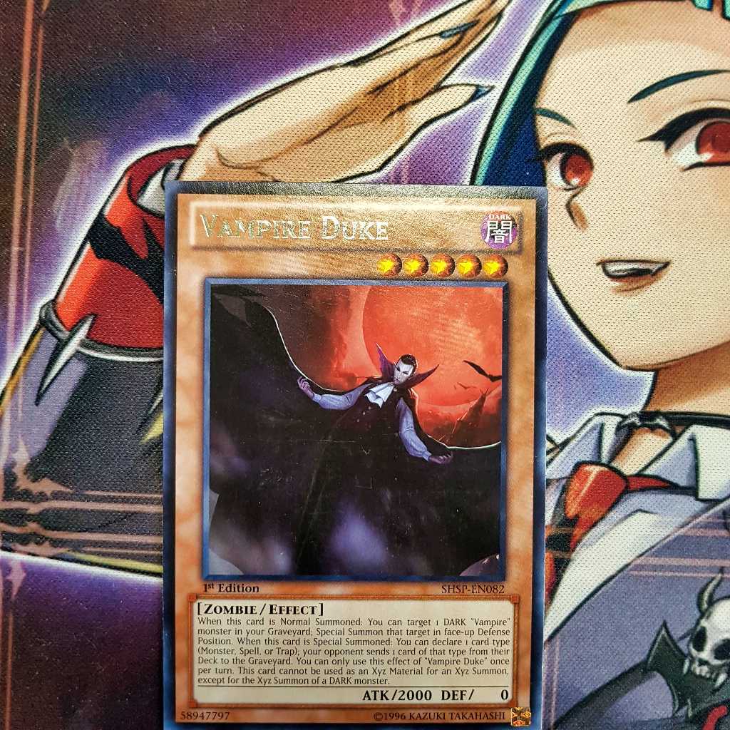 Thẻ bài Yugioh chính hãng | Vampire Duke | SHSP rare. | Shopee Việt Nam