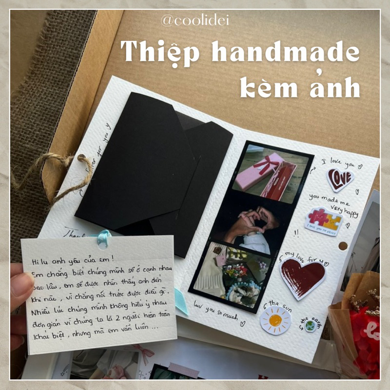 Set Thiệp Handmade Làm Tặng Người Yêu, Bạn Bè | Shopee Việt Nam