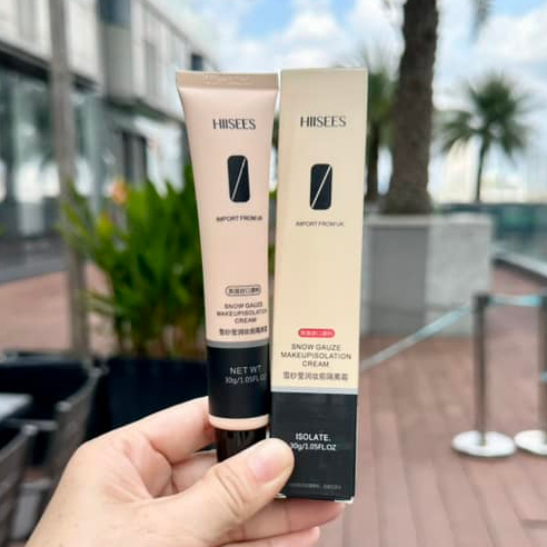 Kem Nền Che Khuyết Điểm Hiisees Snow Gauze Makeup Isolation Cream 30g ...