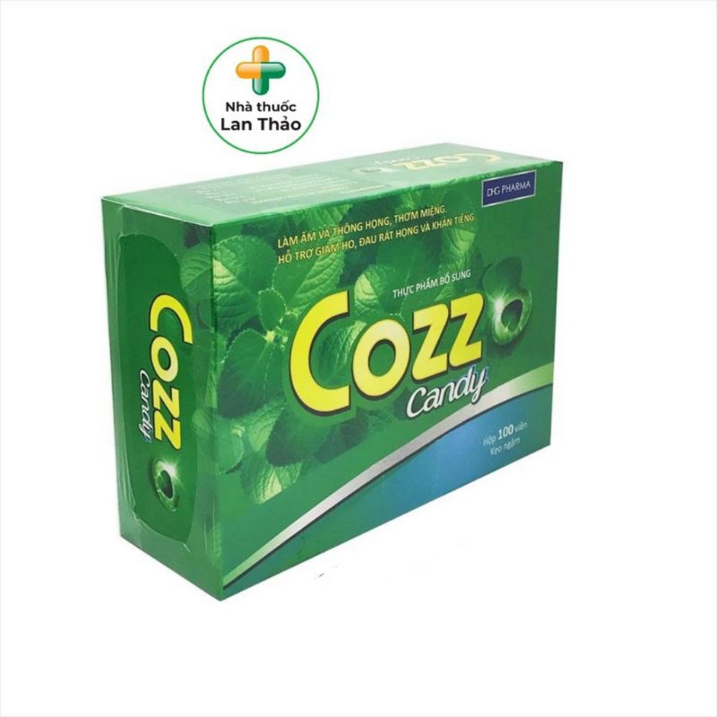 [hộp 100 viên] Kẹo Cozz Hỗ Trợ Giảm Rát Họng Thông Cổ | Shopee Việt Nam