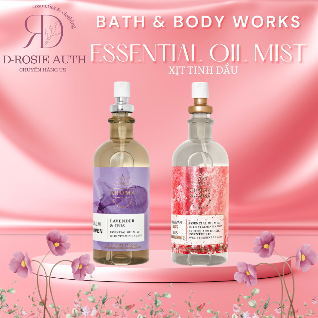 [Có bill chính hãng US] Xịt thơm tinh dầu dòng Aroma của Bath & Body ...