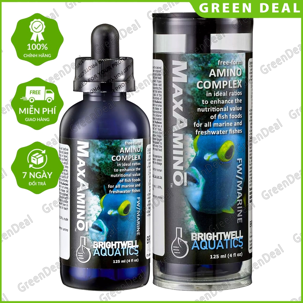 BRIGHTWELL AQUATICS - MaxAmino (Chai 125 ml) | Hỗ trợ sinh trưởng, gia ...