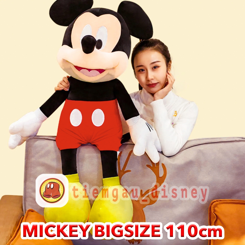 Gấu bông Mickey Basic SIZE TO KHỔNG LỒ - Chính Hãng Disney | Shopee ...