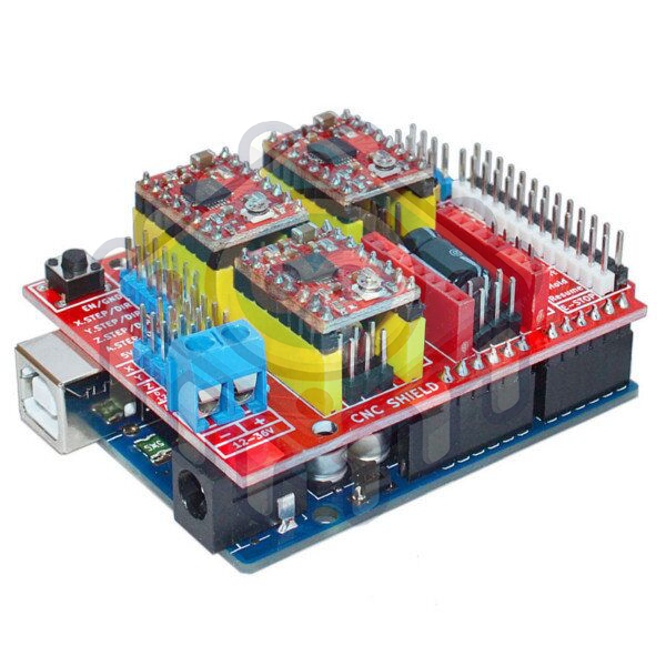 Combo Arduino Uno R3 + Shield Uno R3 + 4 Module A4988 | Shopee Việt Nam