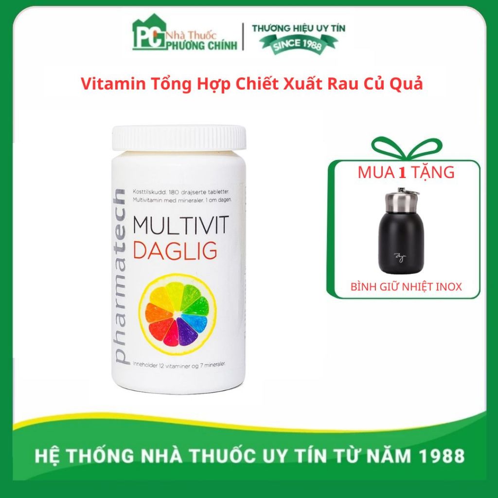 Multivit Daglig Pharmatech - Bổ Sung Vitamin Và Khoáng Chất Hàng Chính ...