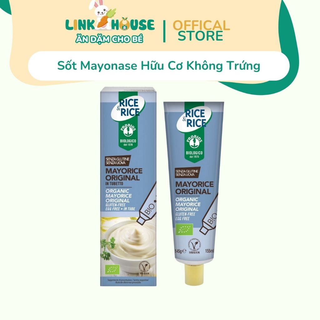 Sốt Mayonase Hữu Cơ Không Trứng Probios Mayorice Organic 145g | Shopee ...