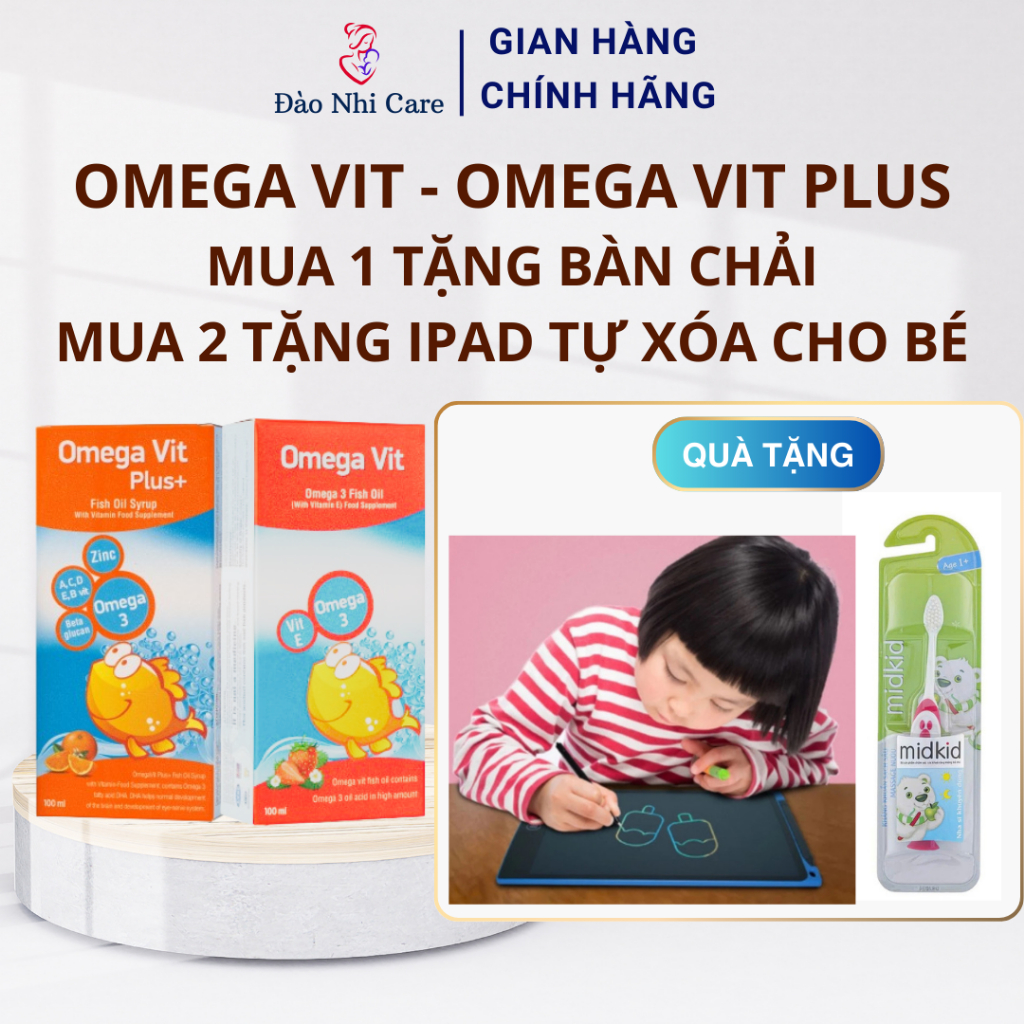 [Mã video 18%] Omega Vit - Omega Vit Plus hàm lượng Omega 3 cao nhất ...