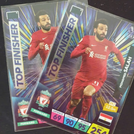 Thẻ bóng đá Mohamed Salah Top Finisher Liverpool Panini Adrenalyn XL AXL EPL 2022/23 | Shopee ...