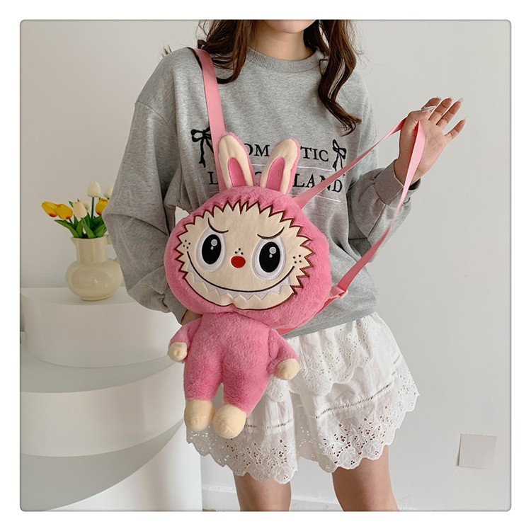 Balo hình labubu. Túi đeo chéo, balo labubu siêu dễ thương cute. quà ...