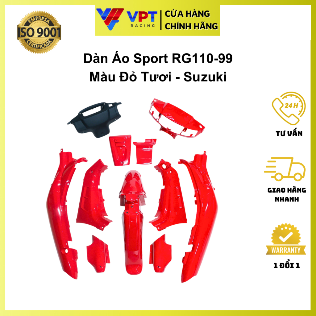 Dàn áo Xipo | Áo sport RU110, RG110 màu đỏ tươi chính hãng SGP Malaysia ...