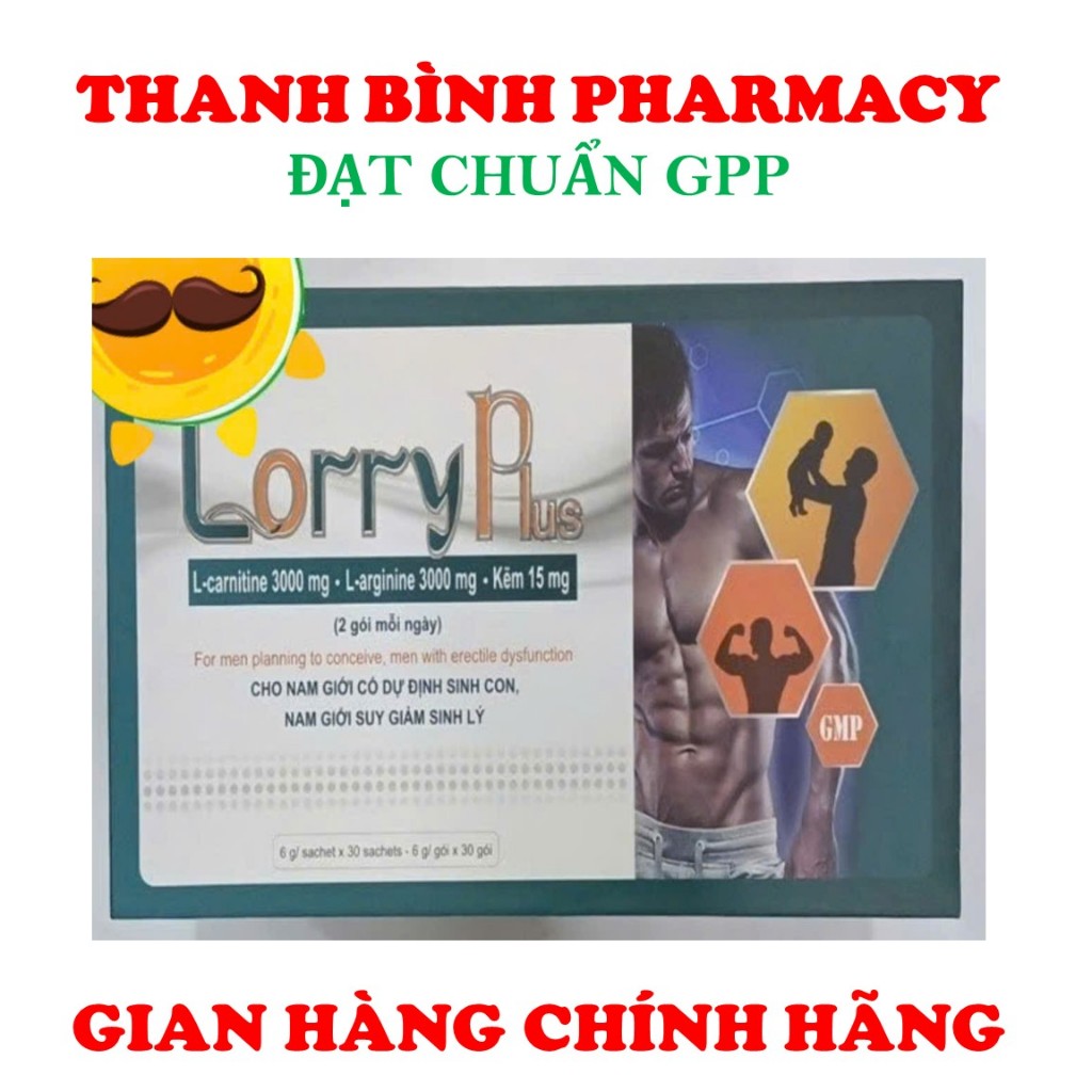 LORRY PLUS-TỐT CHO NAM GIỚI CÓ Ý ĐỊNH SINH CON-TPCN | Shopee Việt Nam