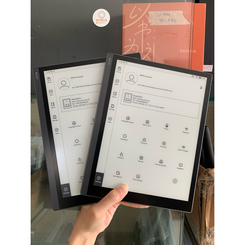 MÁY ĐỌC SÁCH BOOX NOTE X3 PRO (BẢN NỘI ĐỊA CÓ ĐÈN NỀN BOOX GO 10.3 ...