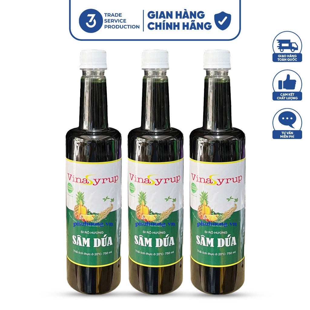 Sâm Dứa Vina Syrup - 750ML | Shopee Việt Nam