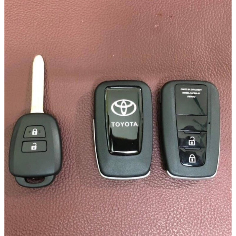 Vỏ Gập Vios Mẫu Mới Nhất 2 nút cho vios 2014-2018. Cắt chìa Khoá qua ...