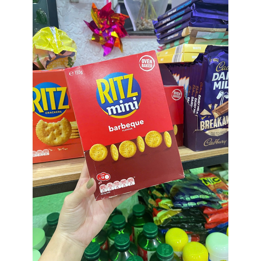 [Hàng mới] Bánh Ritz mini barbeque hộp 155gram nhập Úc | Shopee Việt Nam