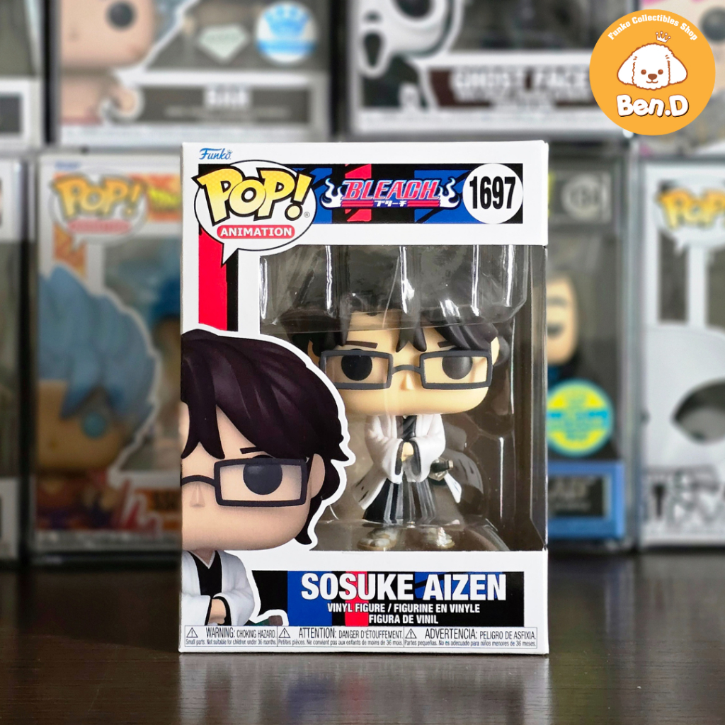 Mô hình Funko POP! Animation: Bleach - Sosuke Aizen #1697 | Shopee Việt Nam