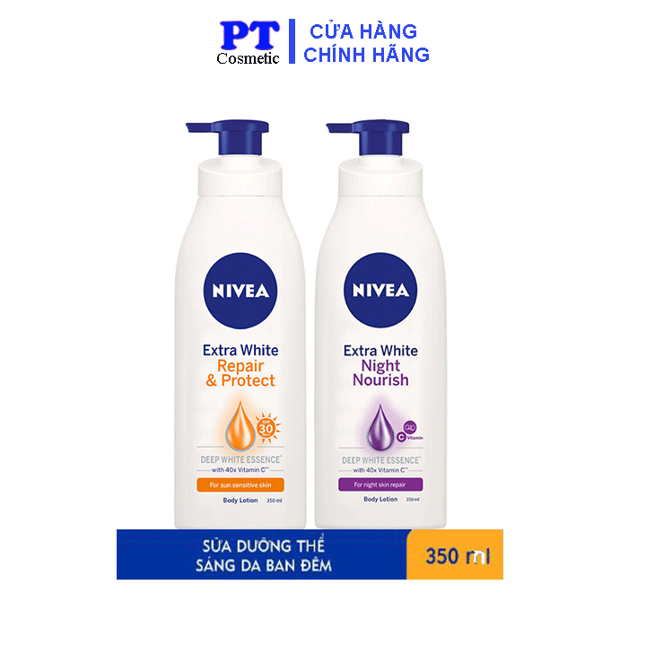 Sữa Dưỡng Thể Nivea Trắng Da Ban Đêm Nivea Extra White Night Nourish ...