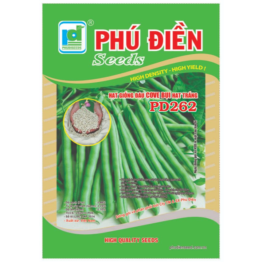 Hạt giống đậu cove bụi năng suất cao, quả ngon PD262 | Shopee Việt Nam