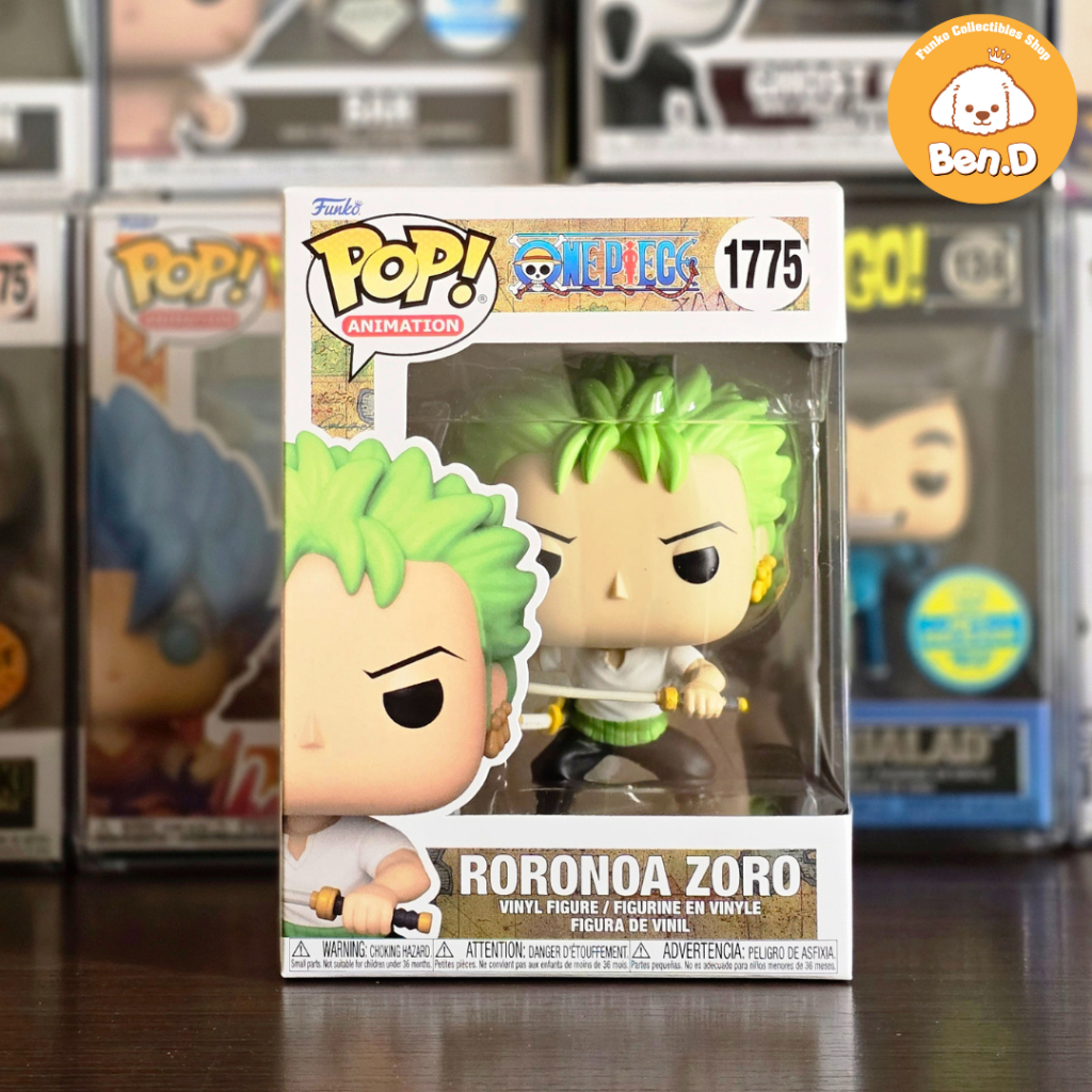 Mô hình Funko POP! Animation: One Piece - Roronoa Zoro (2024) #1775 | Shopee Việt Nam