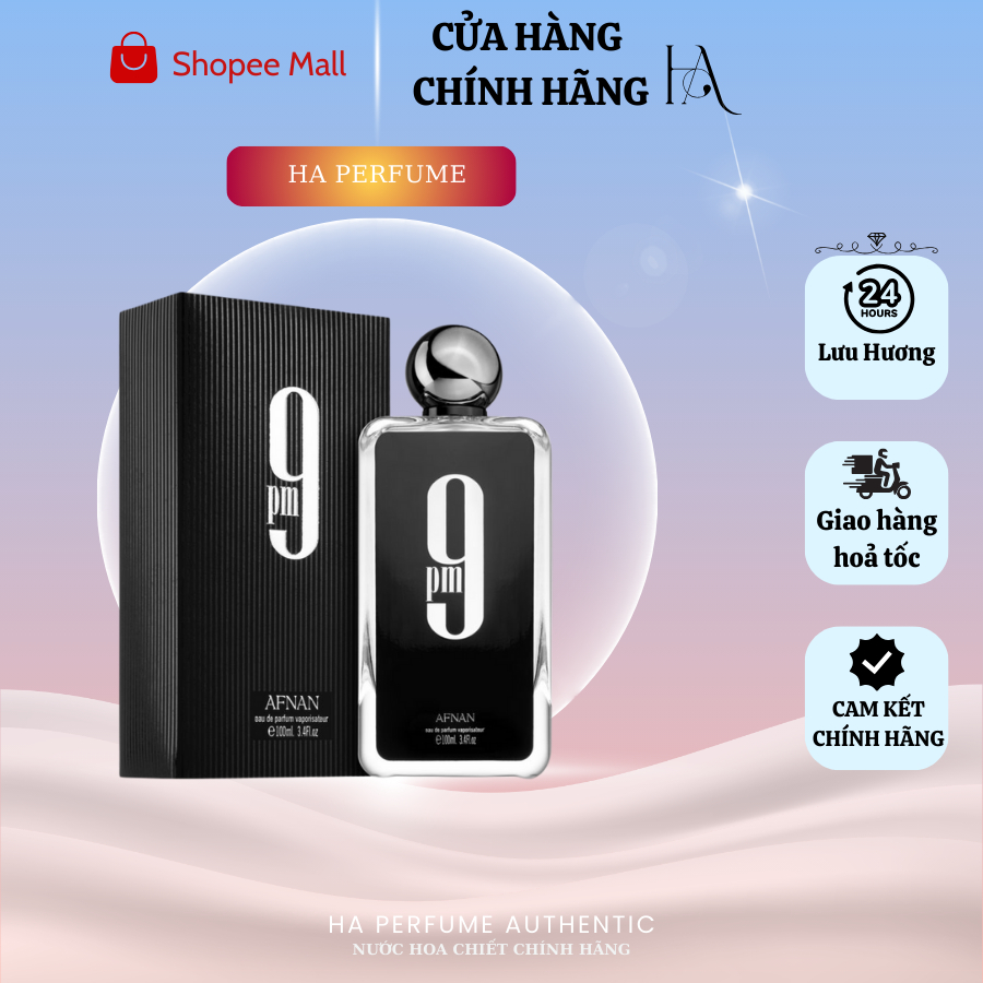 [ Chính Hãng ] Nước Hoa Nam Afnan 9PM EDP 100ml - Full Box | Shopee ...