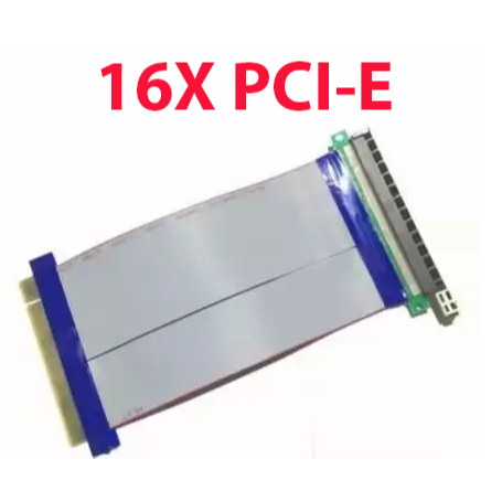 Dây cáp riser pci-e 16x nối dài cho card vga khoảng 15cm-17cm | Shopee ...