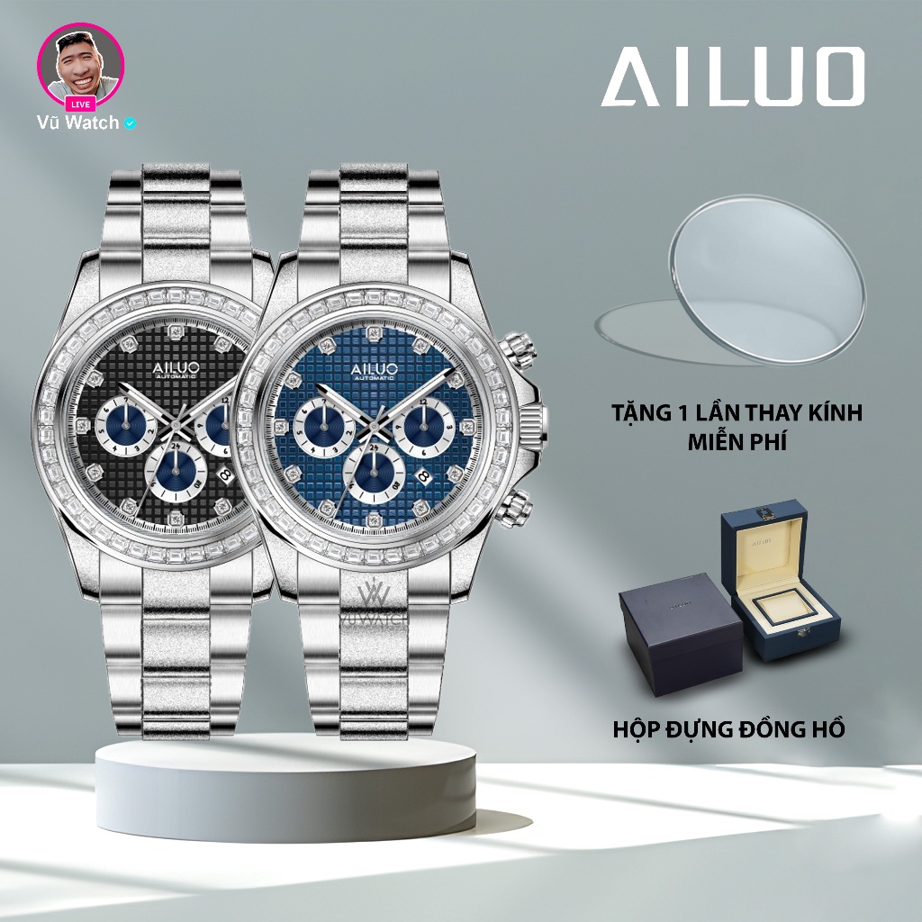 Đồng Hồ Nam AILUO G6620 | Tặng 1 lần thay kính miễn phí | Shopee Việt Nam