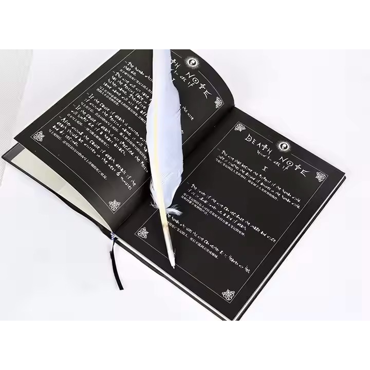 Sổ tay Death Note - Quyển sổ Thiên Mệnh + Bút + Bookmark | Shopee Việt Nam
