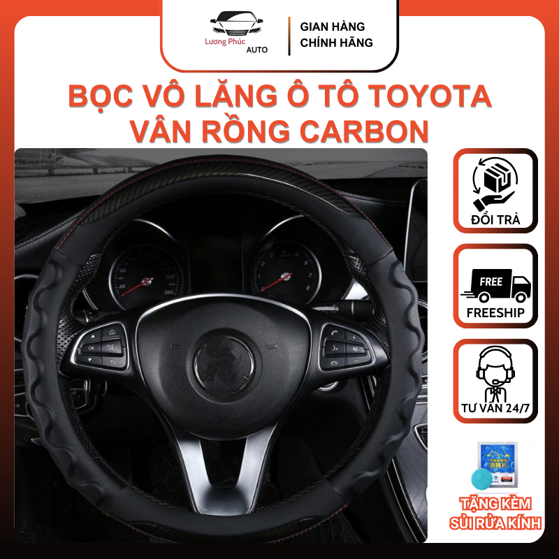 Bọc vô lăng ô tô - Innova,Fortuner,Vios,Wigo,Raize,Camry,Altis,Rush-VÂN ...
