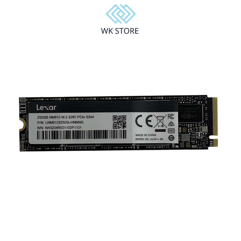 Ổ cứng SSD Lexar NM610 250GB M.2 2280 PCIe G3x4 | No Box | Mới | Bảo ...