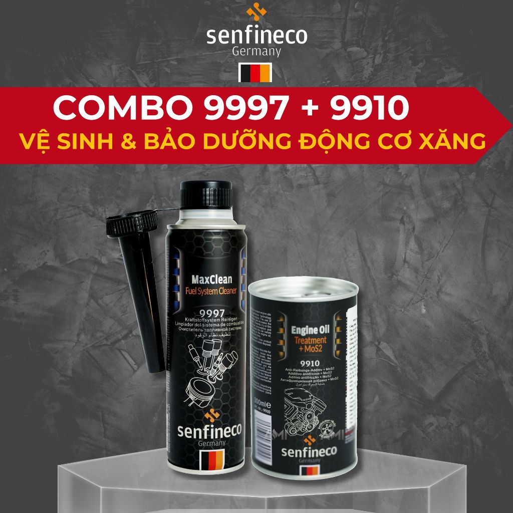 Vệ Sinh & Bảo Dưỡng Động Cơ Xăng Senfineco 9997 + 9910 | Shopee Việt Nam