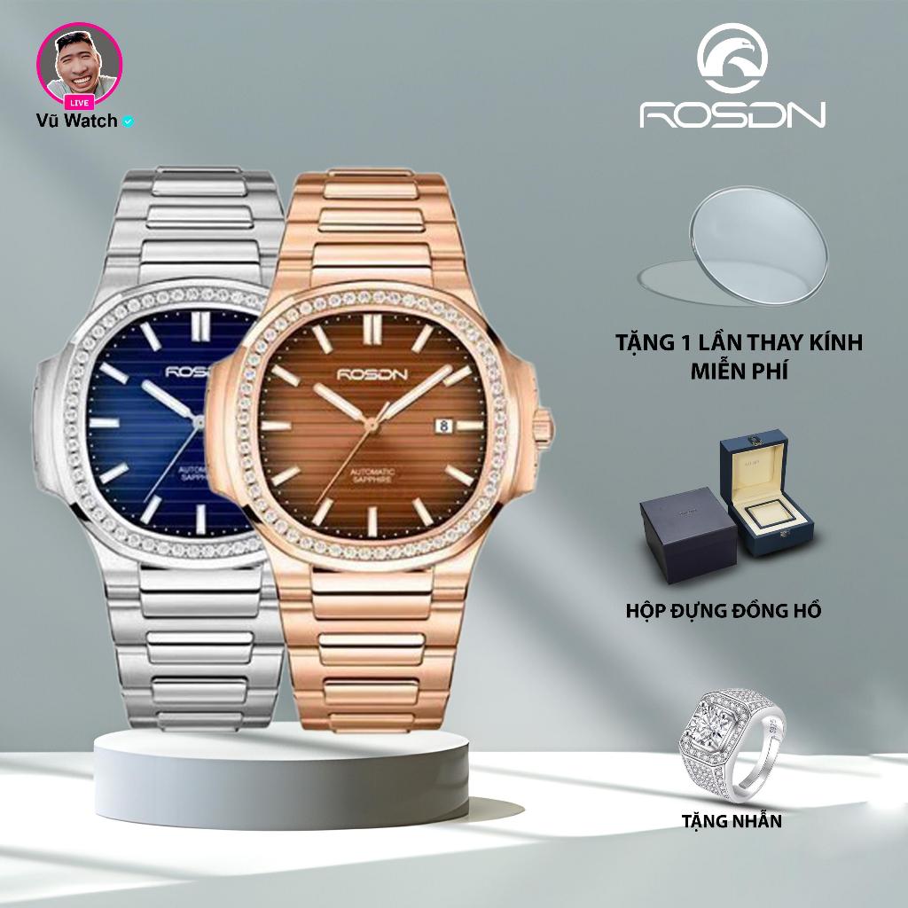 Đồng Hồ Nam ROSDN G2757 | Tặng 1 lần thay kính | Shopee Việt Nam