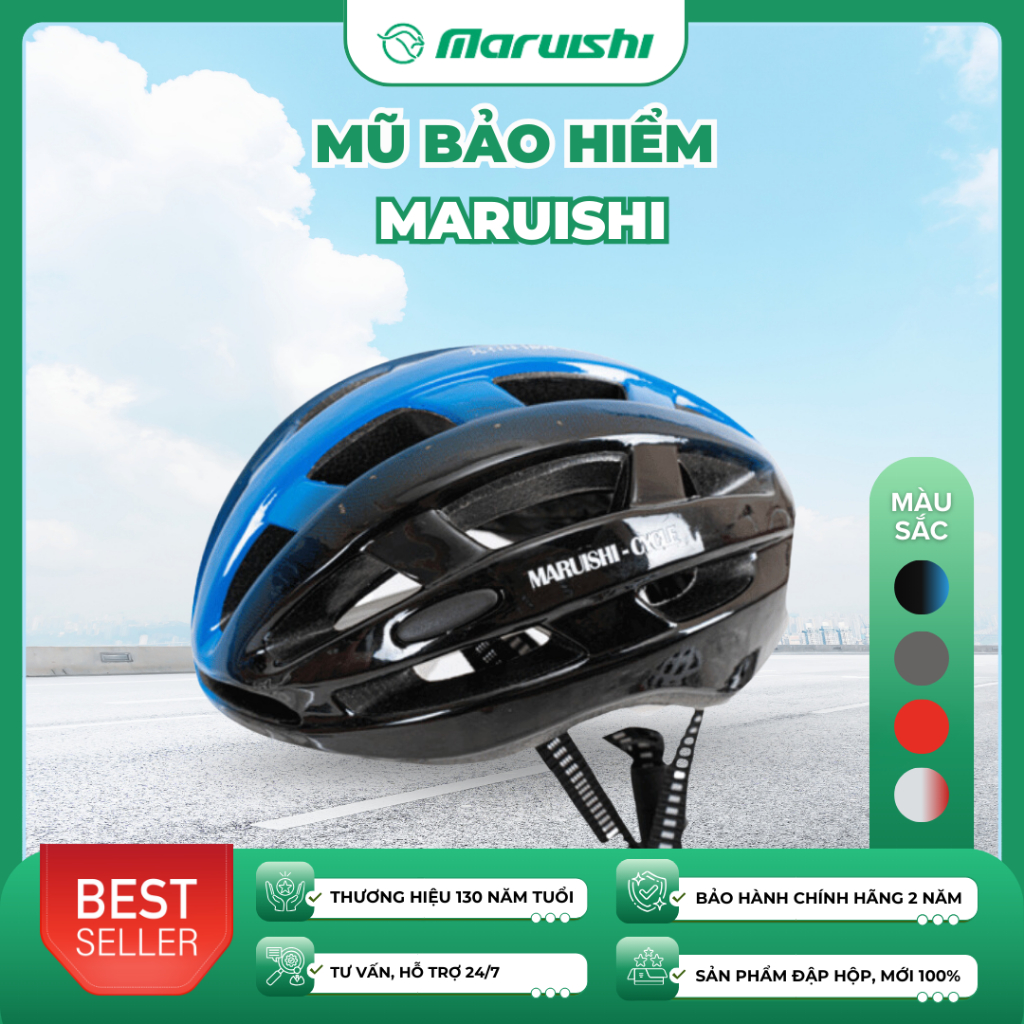 Mũ Bảo Hiểm Maruishi - Thiết Kế Nhẹ Bền, Thông Thoáng, Chịu Lực Chống ...