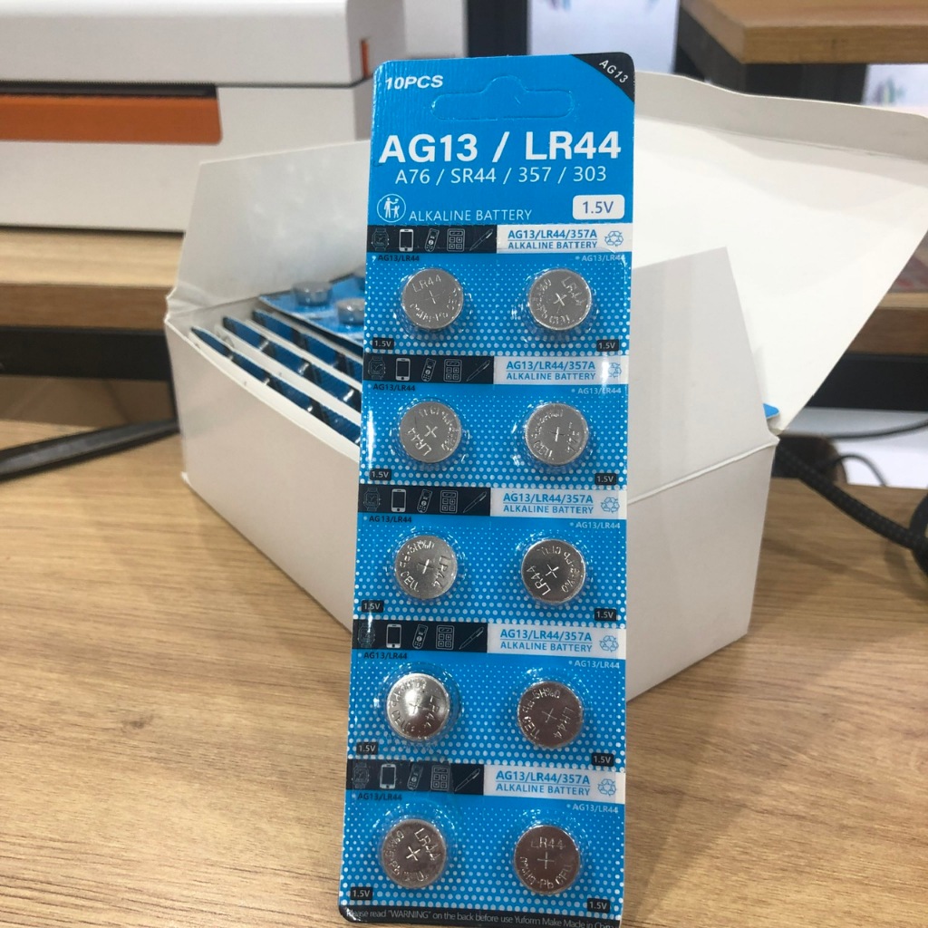 Pin cúc áo LR44 LR41 LR626 LR621 AG13 AG10 AG4 AG3 (gia 1 vỉ) | Shopee ...