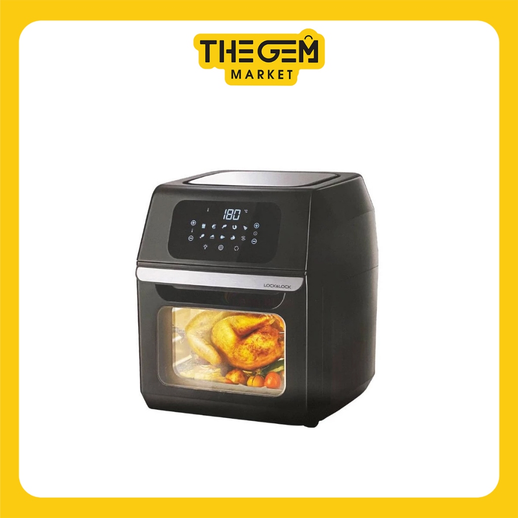 Lock&Lock - Lò nướng chân không EJF696BLK 12L 1800W màu đen | Shopee Việt Nam