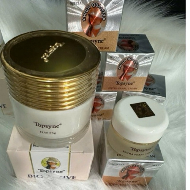 Combo Topsyne Bio Active 75g & Topsyne Extra Pearl Cream No1. | Shopee ...