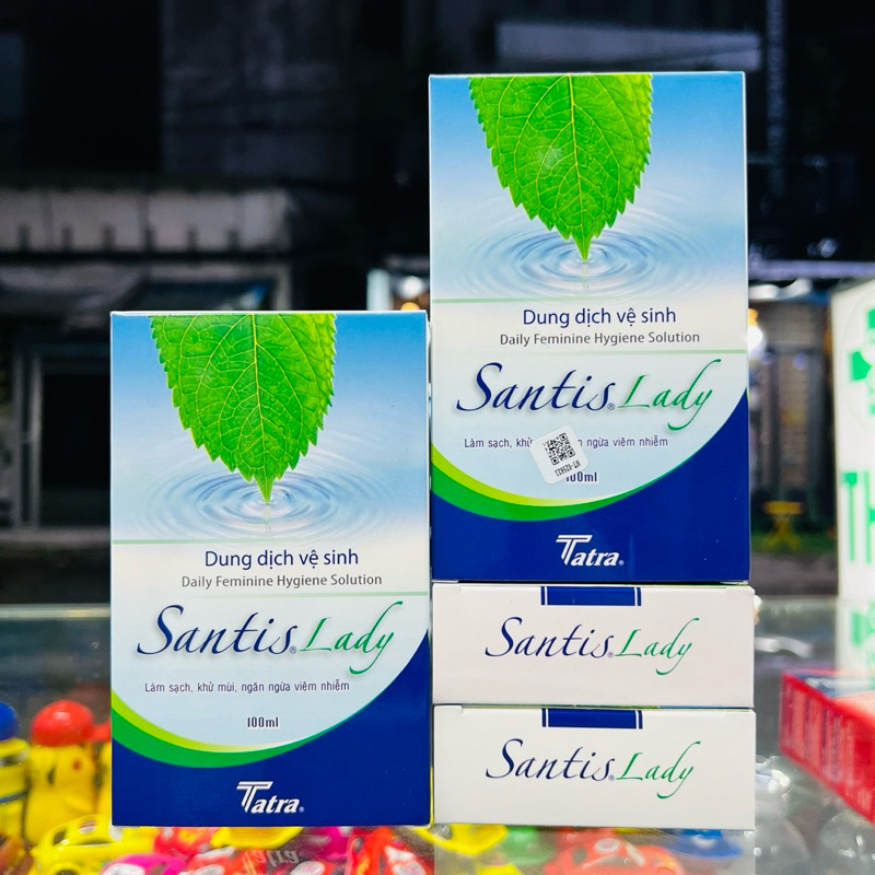 Dung dịch vệ sinh Santis Lady chai 100ml | Shopee Việt Nam
