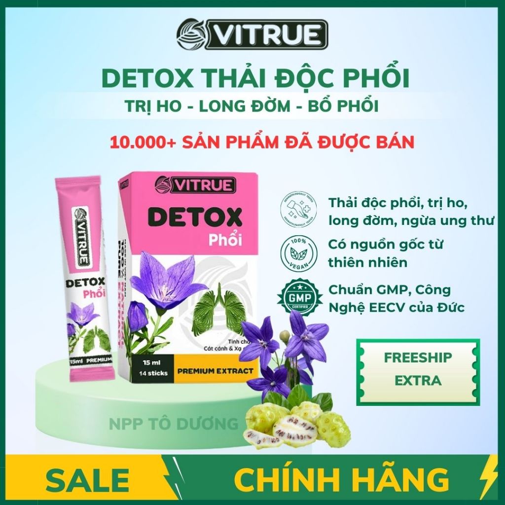 Thải Độc Phổi, Phục Hồi Phổi Bị Thương Tổn, Cải Thiện Khả Năng Hô Hấp ...