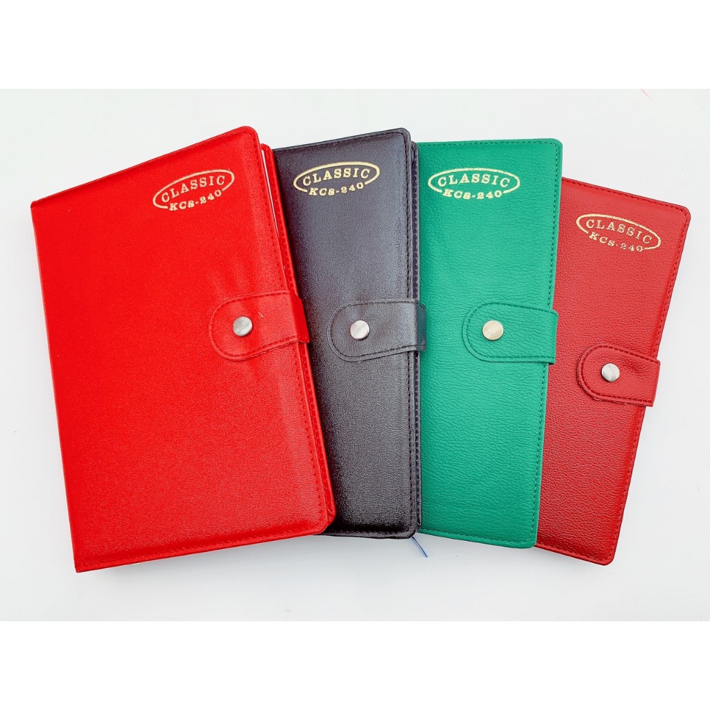 Sổ da khuy bấm KC8 240 trang Hải Tiến KT 17.5x25cm | Shopee Việt Nam