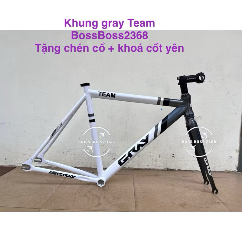 (có sẵn) khung xe fixed gear Gray F10, Gray team, Gray rain hàng real ...