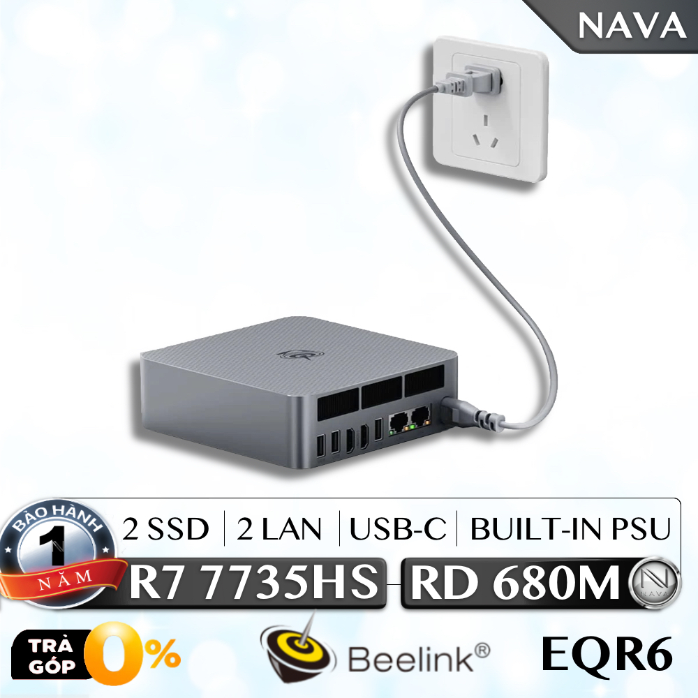 Beelink EQR6 ⚡️ AMD 7735HS | Nucbox M5 PLUS ⚡️ R7 5825U Máy tính Gaming Mini PC Radeon 680M ...