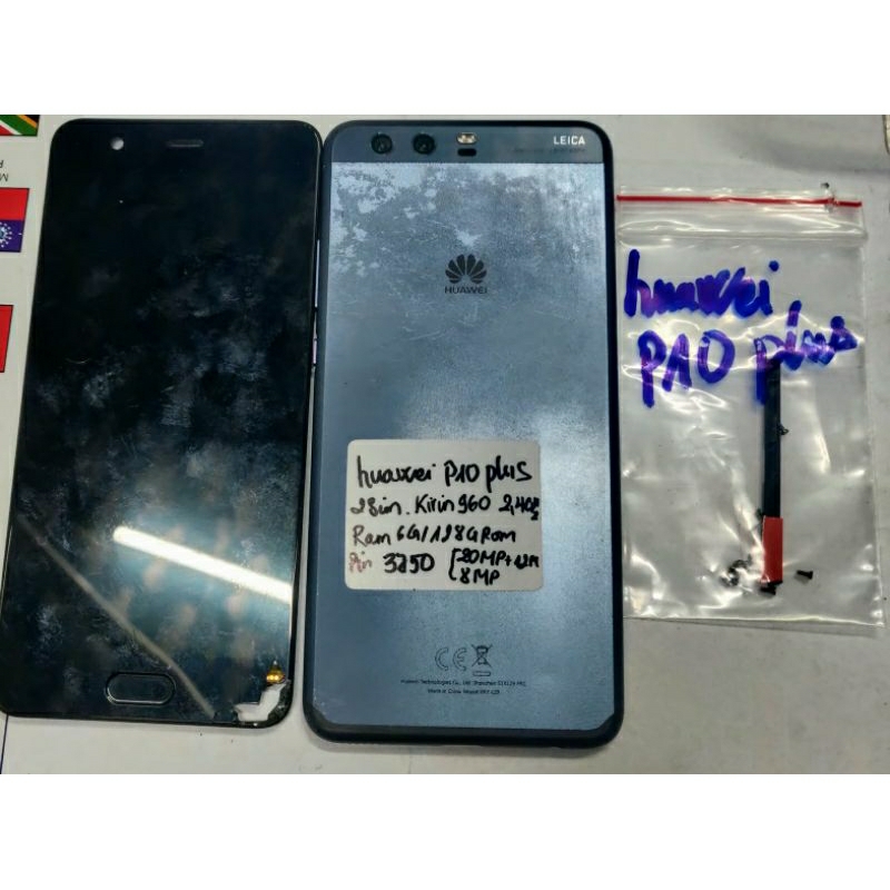 Xác điện thoại Huawei P10 Plus hư màn hình pin hơi phù | Shopee Việt Nam
