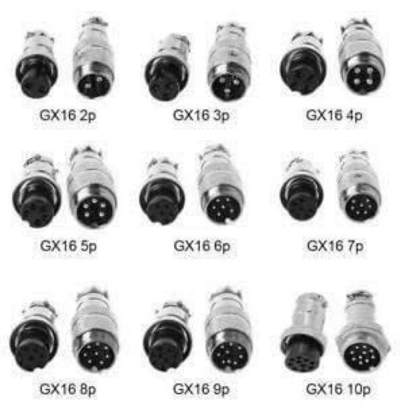 jack điện ,tín hiệu GX16 -2 ,3,4,5 ... nhiều chân (ảnh thật) | Shopee ...