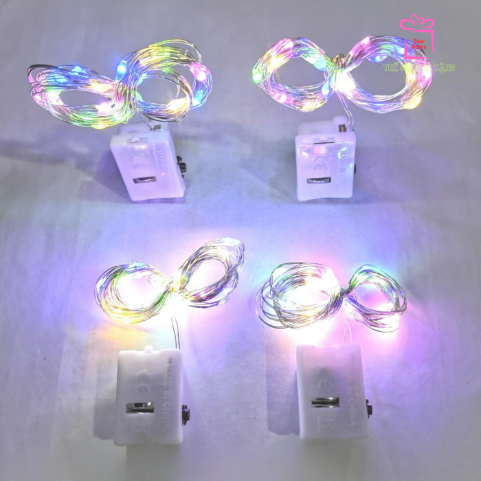 Dây đèn led trang trí Fairylight đom đóm có sẵn pin 0.5m 1m 2m / StarStore | Shopee Việt Nam